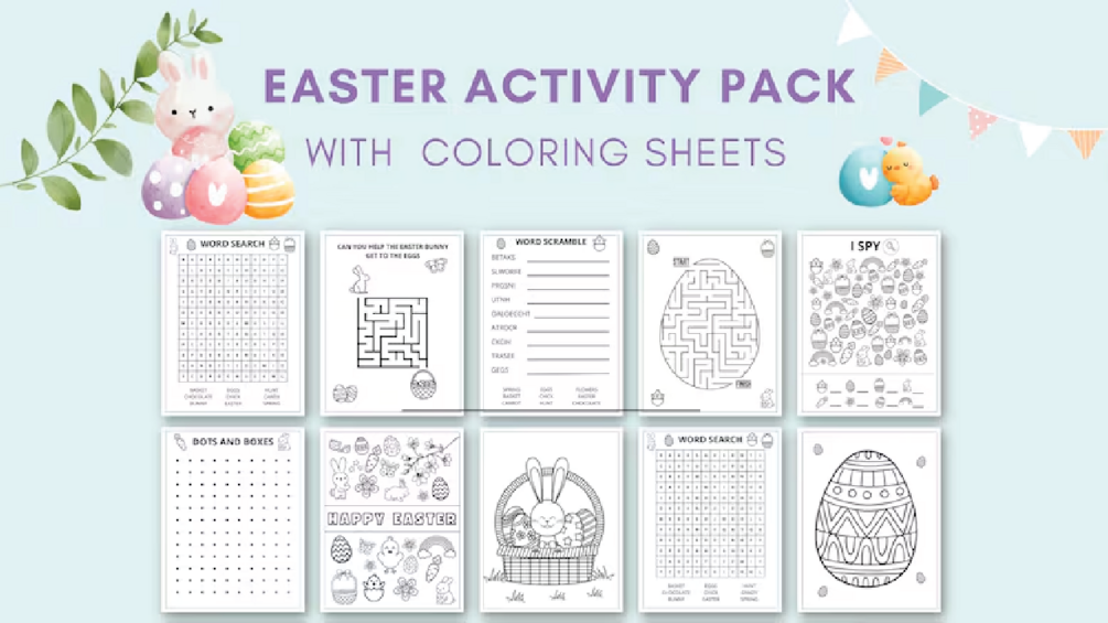 Free Printable Easter Activity Pack!!