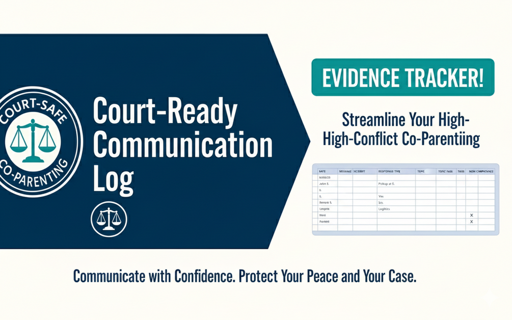 The Free Court-Ready Co-Parent Communication Log
