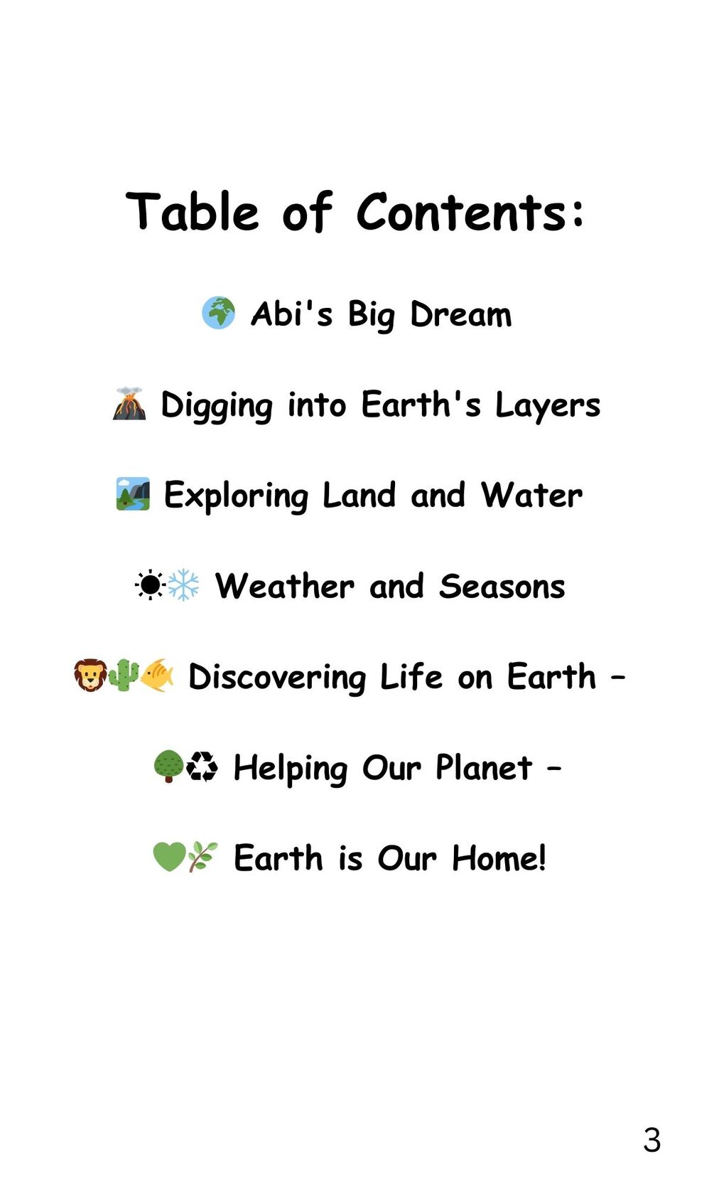 Educational Children's Coloring Book - Our Amazing Earth