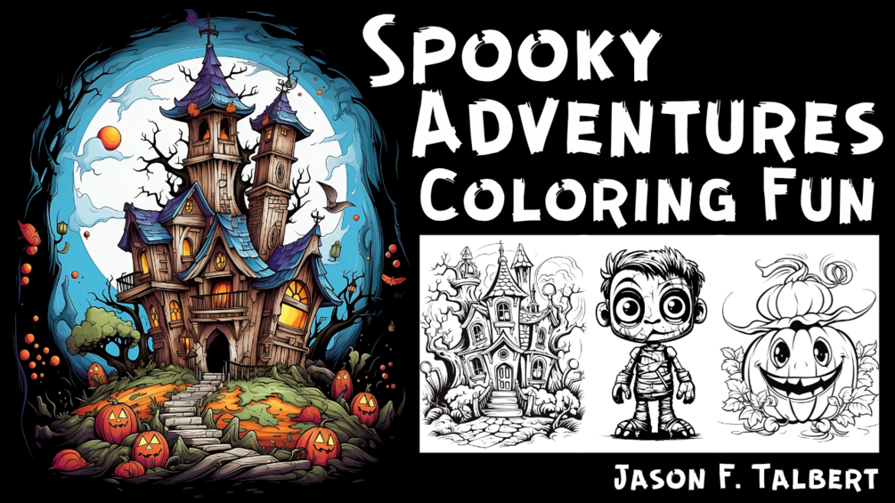 Spooky Adventures Coloring Fun