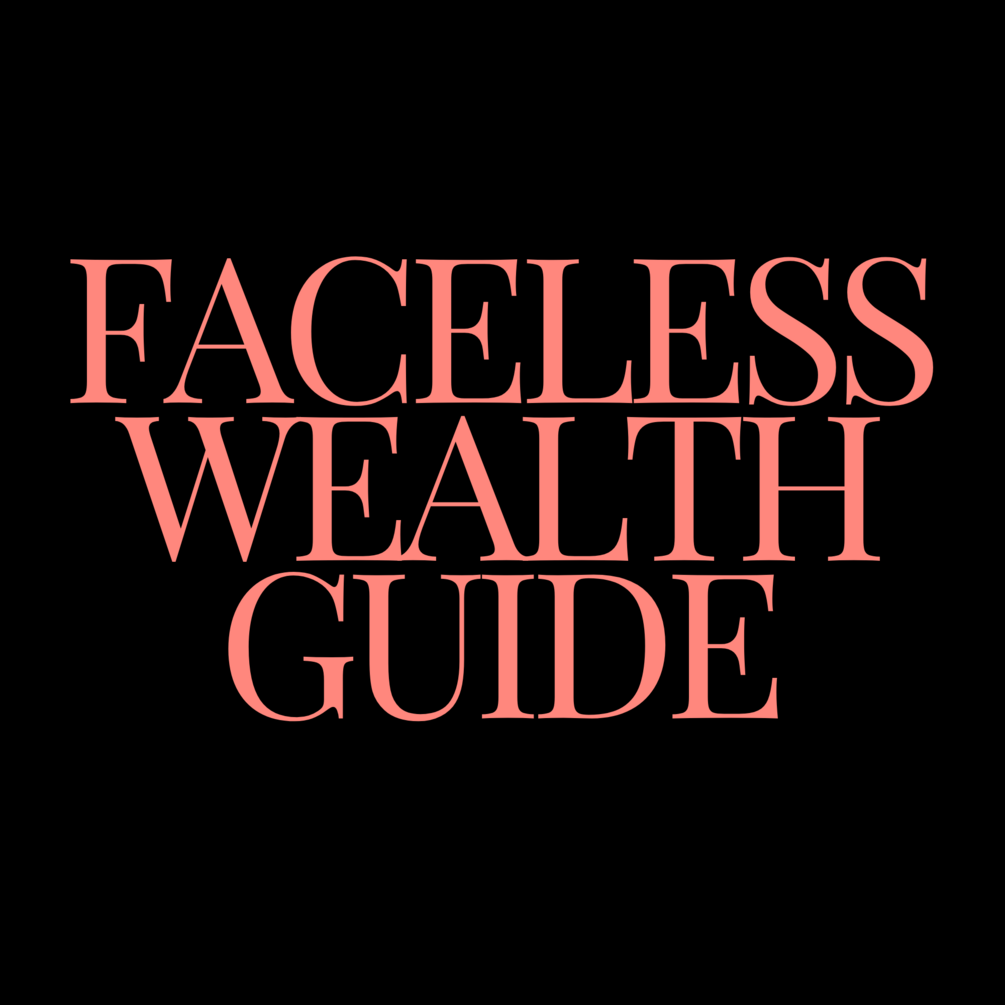 Men's Faceless Wealth Guide