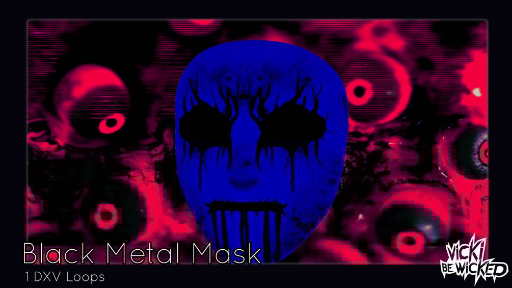 Black Metal Mask