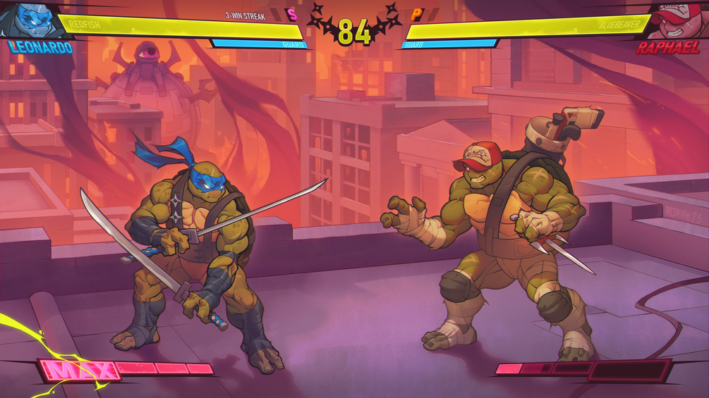 TMNT Fighting Game concept PSD set
