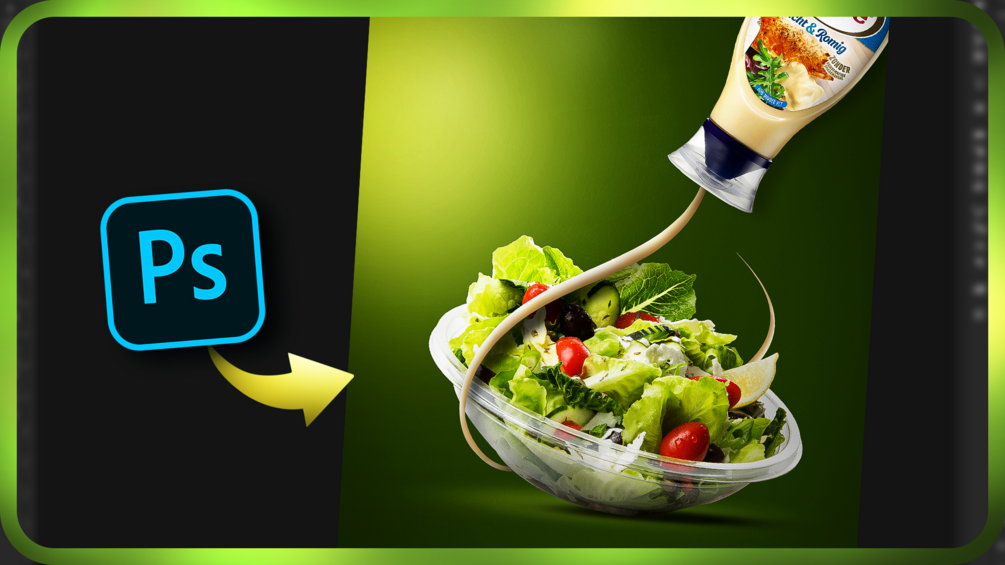 Salad Poster Design | Photoshop