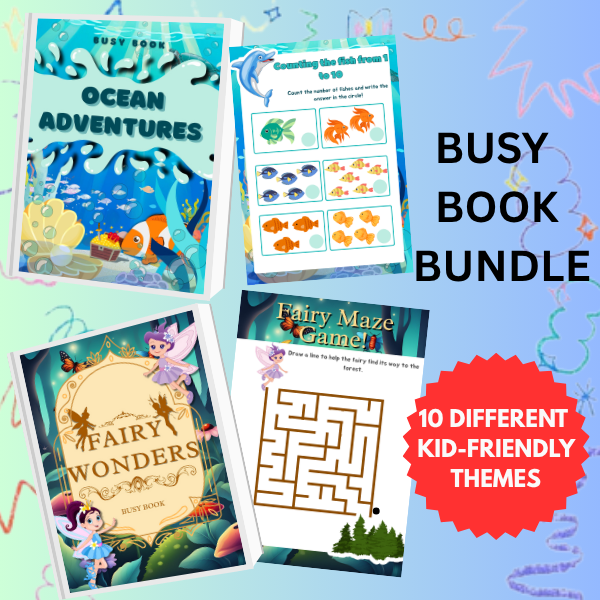 Ultimate Busy Book Collection – 30+ Printable Pages for Early Learning Fun