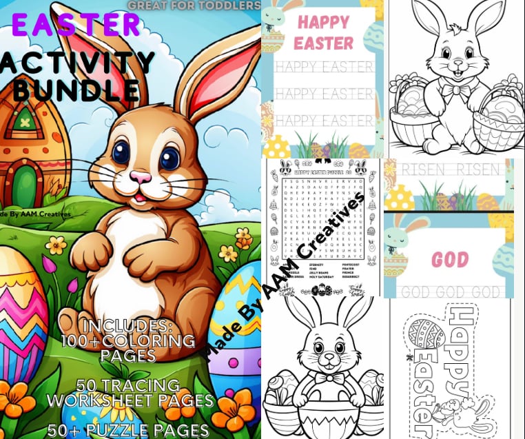 Easter Activity Bundle: Recommended for Toddlers
