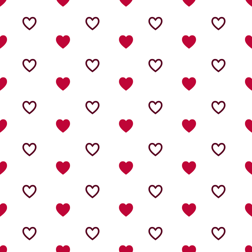 Heart Seamless Pattern Digital Papers