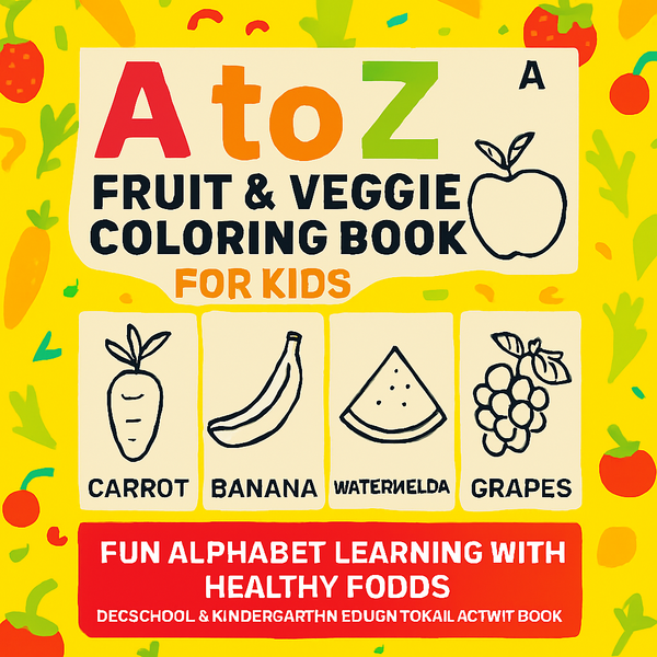 A to Z Mega Alphabet Coloring Book Bundle for Kids – 156 Printable PDF ...