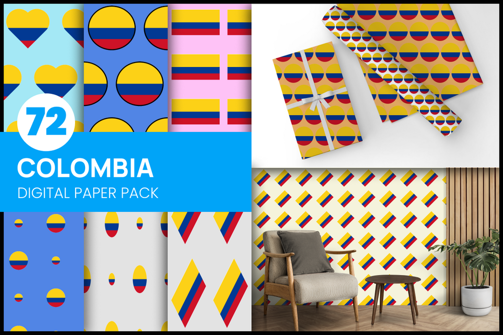 Colombia Seamless Patterns
