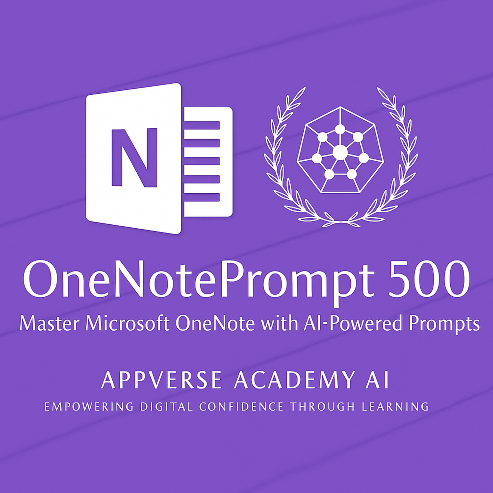 OneNotePrompt 500 - Master Microsoft OneNote with AI-Powered Prompts