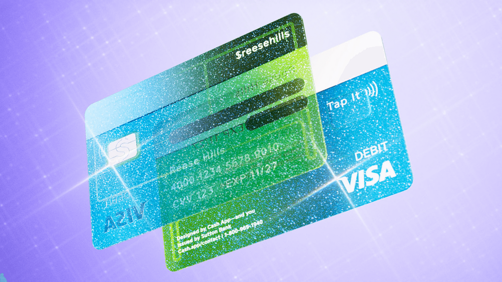 Medium Balance Cash App Card.