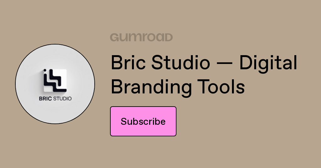 Bric Studio — Digital Branding Tools