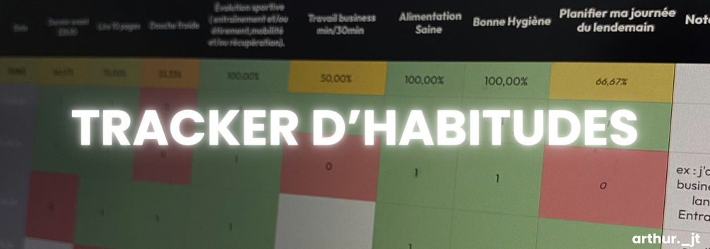 LE MEILLEUR TRACKER D'HABITUDES