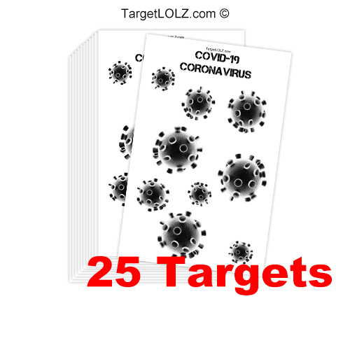 COVID-19 Targets -- Pack of 25
