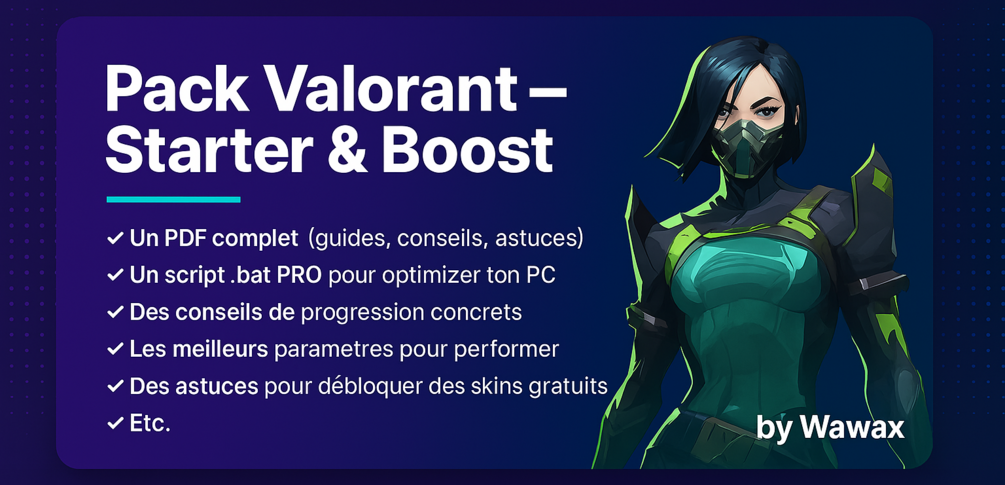 Pack Valorant – Starter & Boost