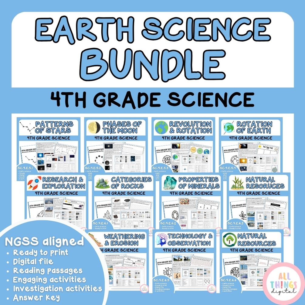 4th-Grade-Physical-Science-BUNDLE-Activities-Answer-Key-NGSS-Aligned
