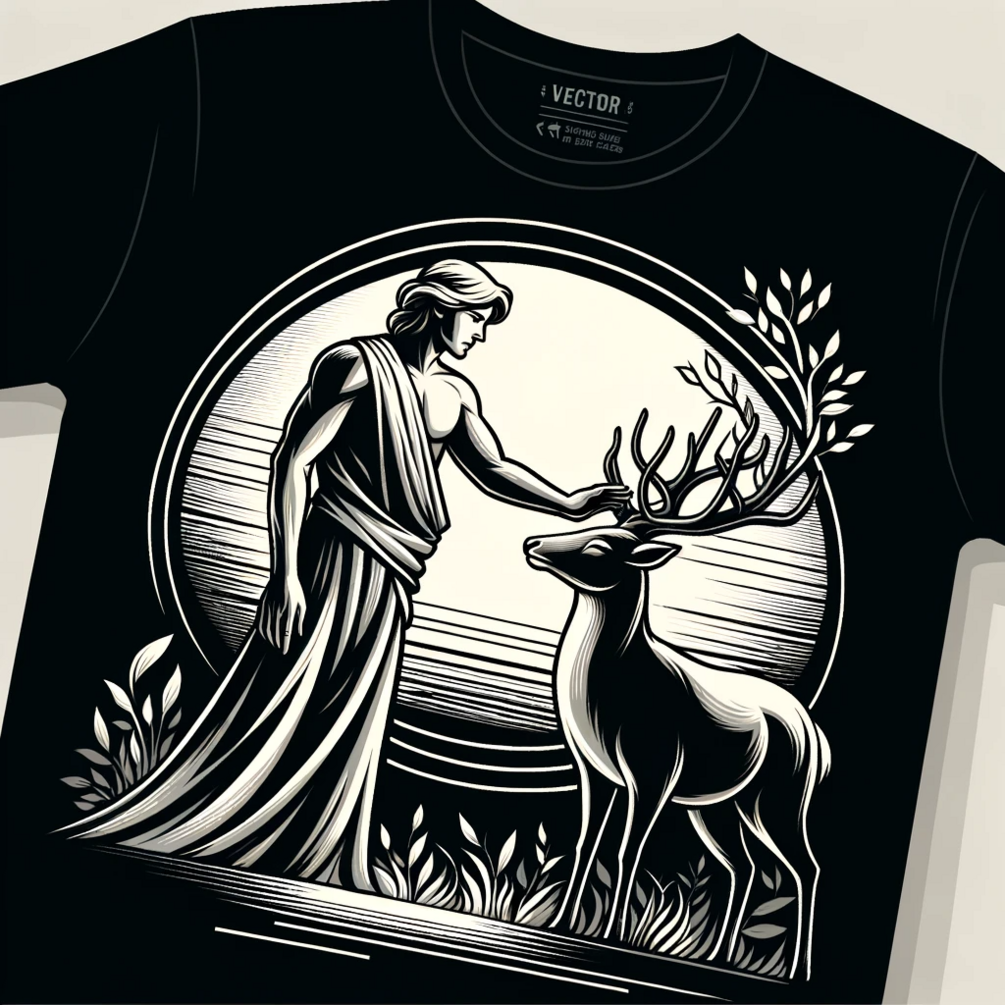 Vector T-shirt Designs (DALL-E3)