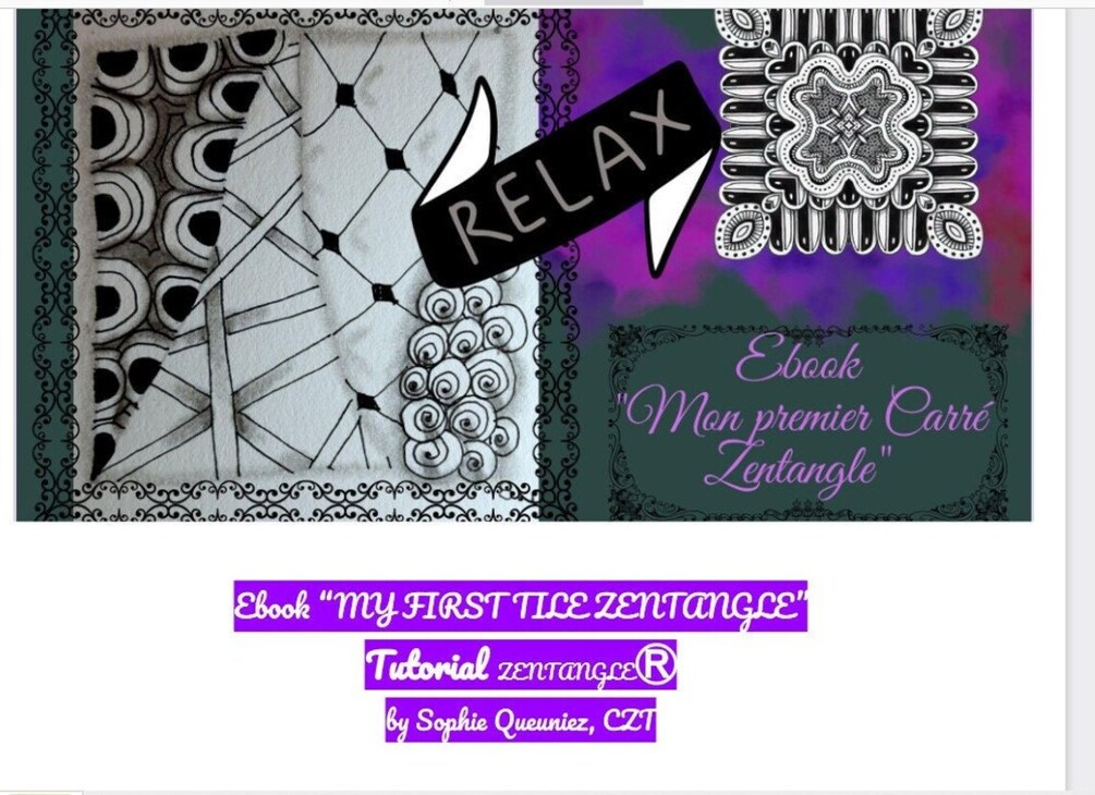 Zentangle Tutorial "My first Zentangle Tile"