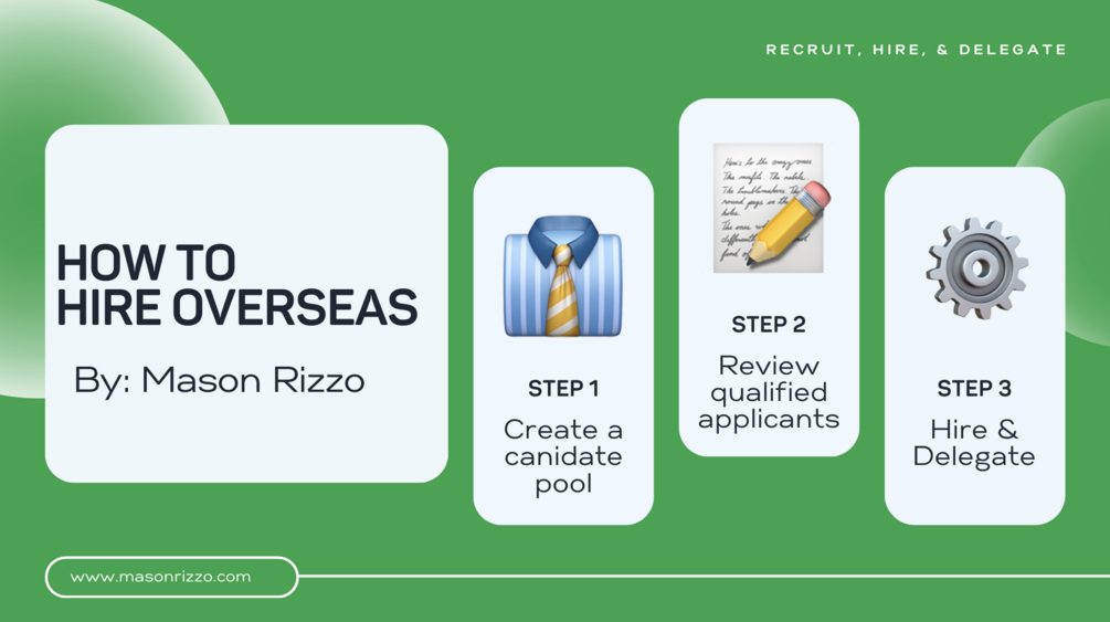 HOW TO HIRE A+ TALENT OVERSEAS