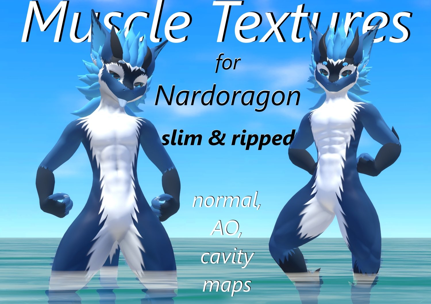 💪 NEW Updated Muscle Textures for Rexouium and Nardoragon! 💪 BIG Update! - Mos