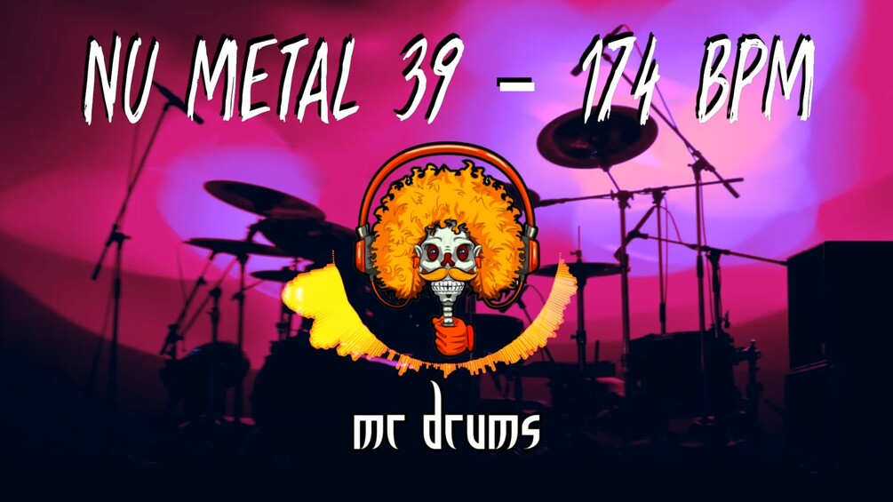 Nu Metal 39 - 174 BPM | Backing Drums