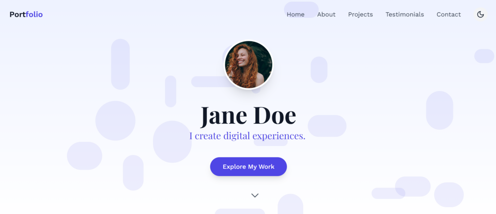 Animated Modern Portfolio Website Template – For Developers & Creatives