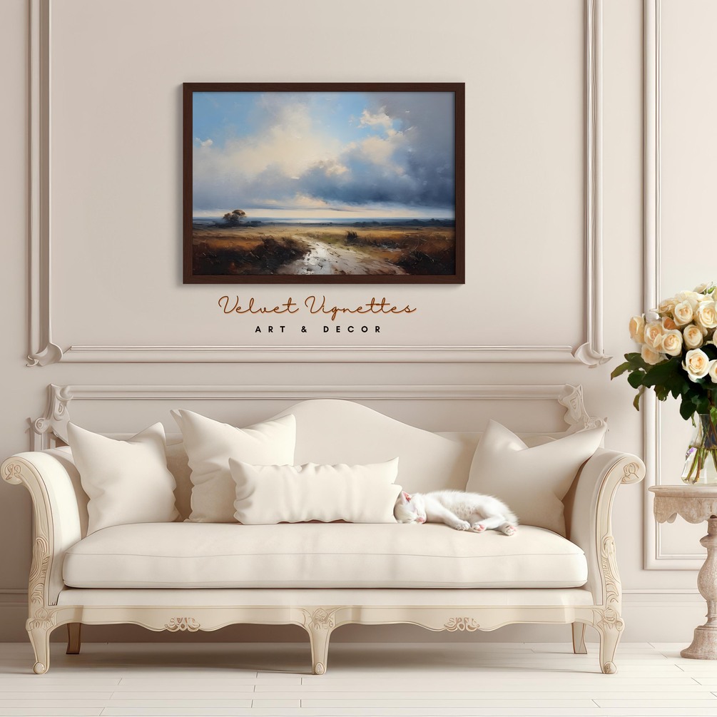 Moody Dutch Golden Age Landscape Art Download | Dramatic Sky ...