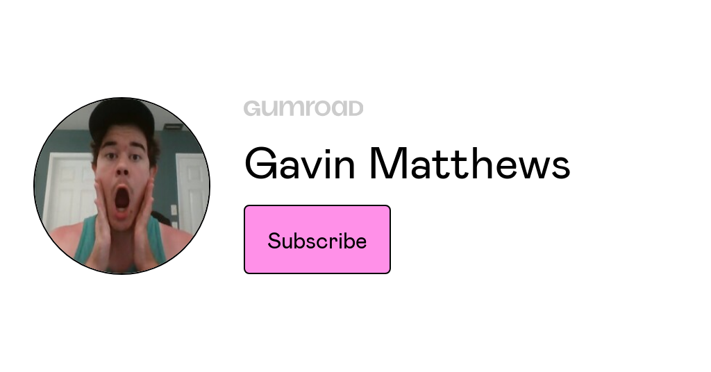 Gavin Matthews