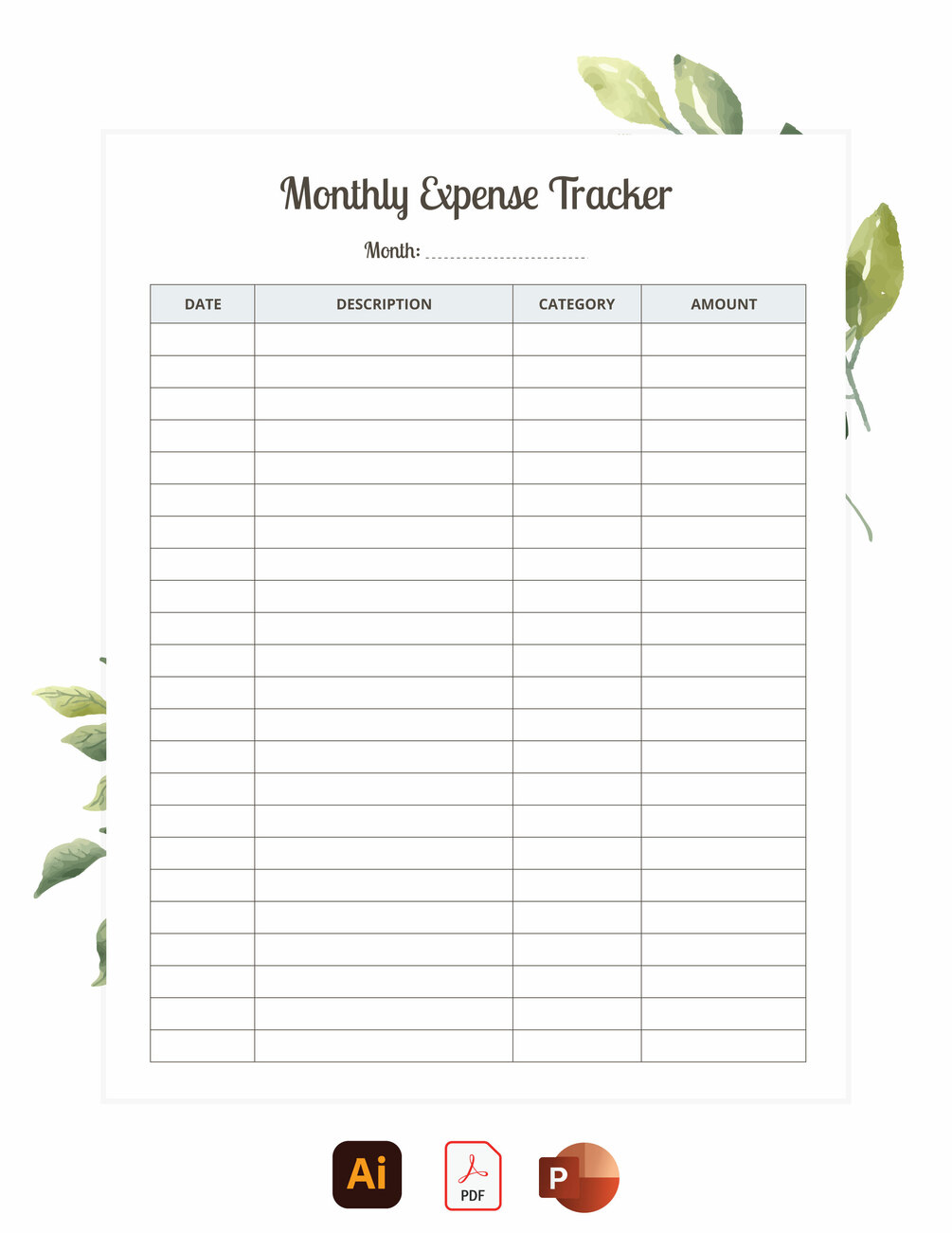 Monthly Expense Tracker