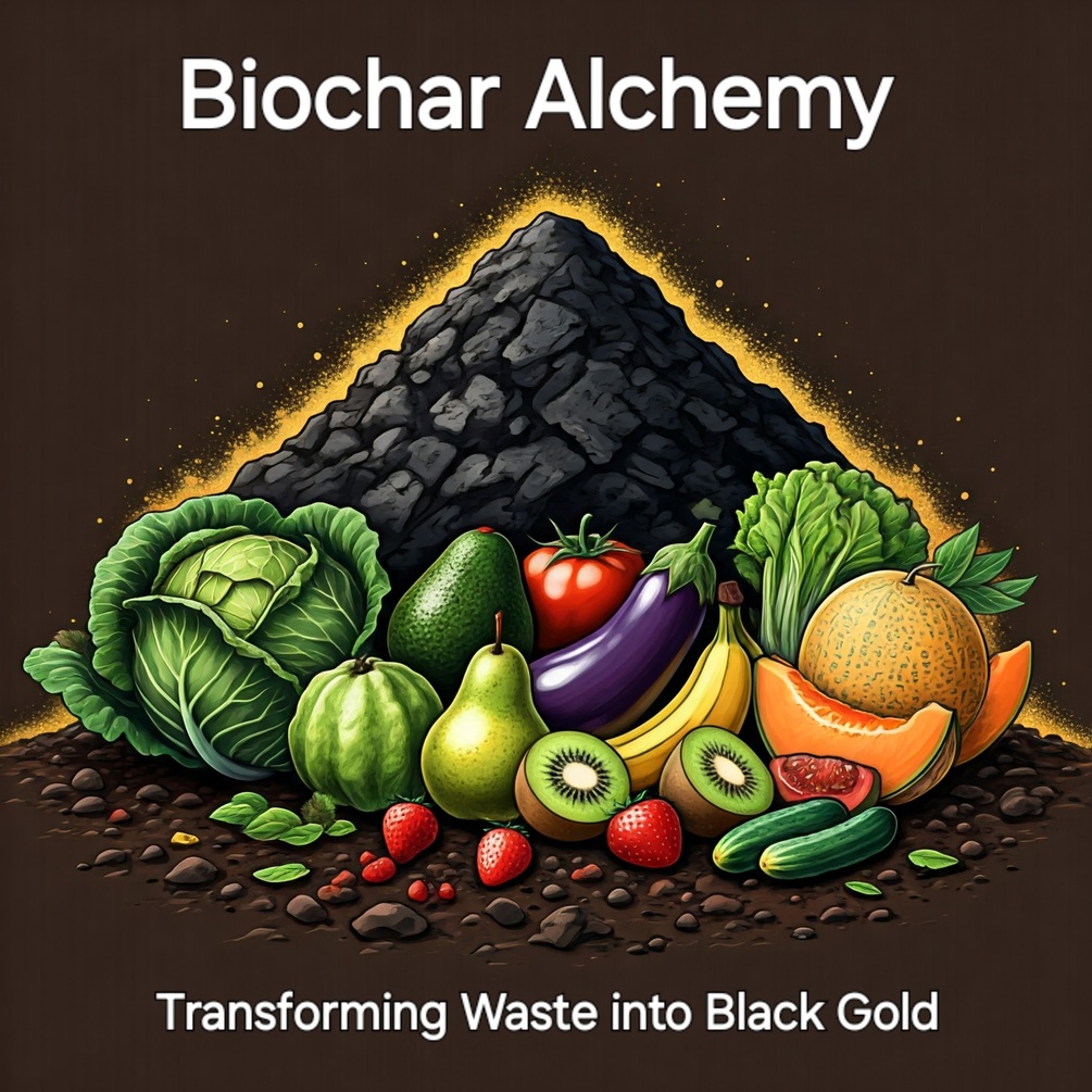 Biochar Alchemy: Transforming Waste into Black Gold