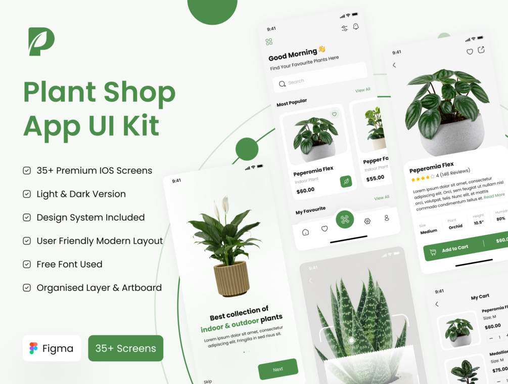 Plant Shop App UI Kit