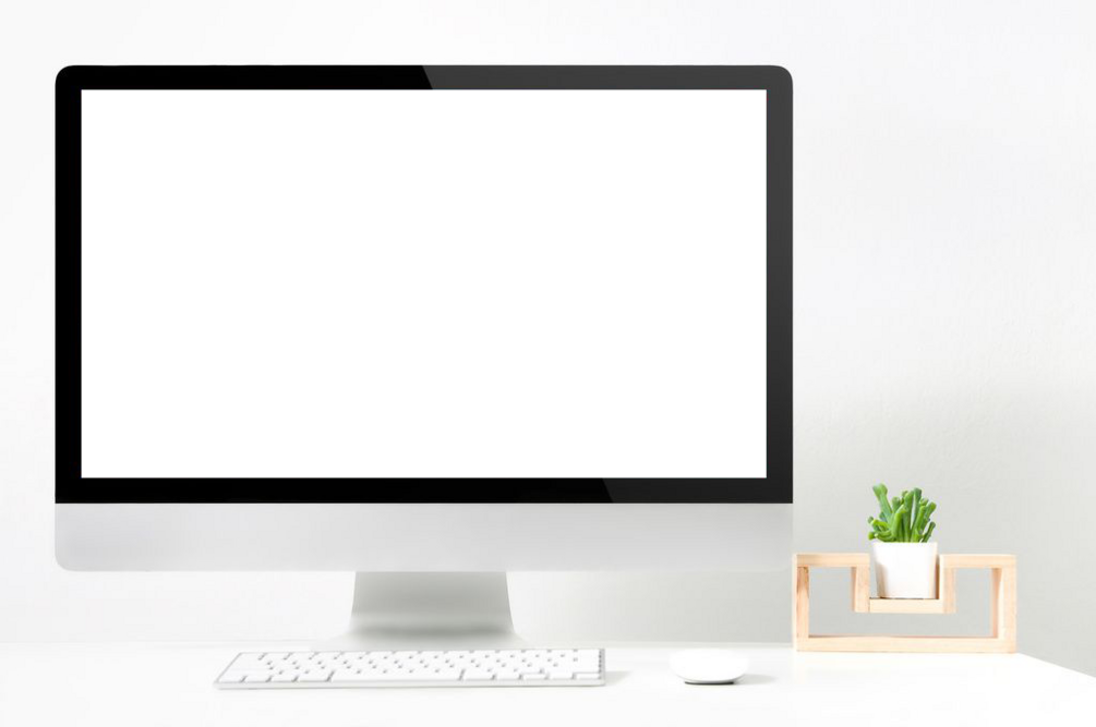 Free Desktop PC Mockup