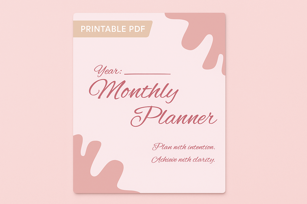 The Get-It-Together Monthly Planner (Undated & Reusable!)