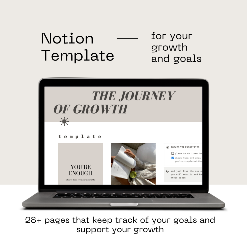 Growth and Goals Notion Template