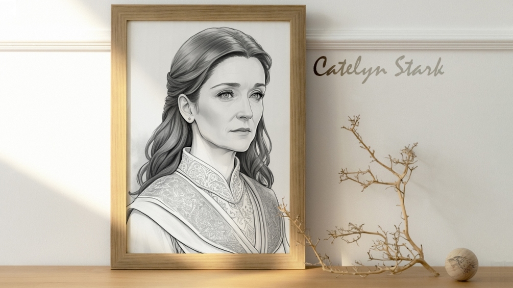 Catelyn Stark Character Portrait (Game of Thrones)