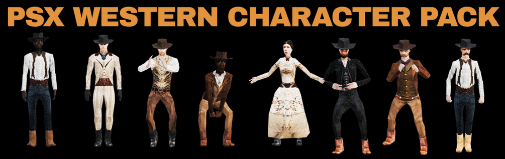 PSX Western Character Pack