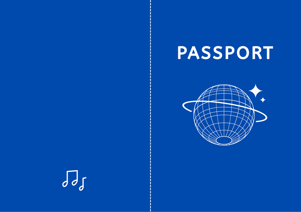 Kpop Concert Passport A5 FREE DIGITAL PRODUCT