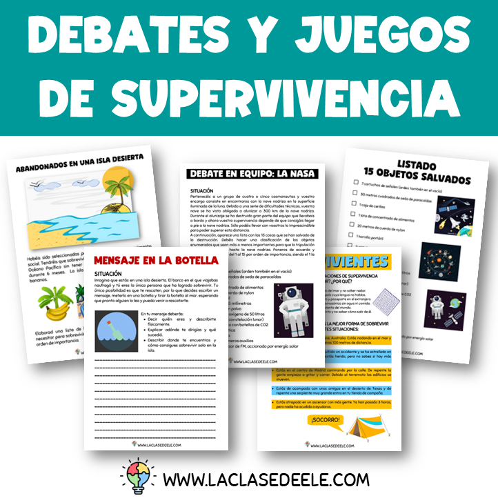 DEBATES, ACTIVIDADES DE SUPERVIVENCIA Y TOMA DE DECISIONES ...
