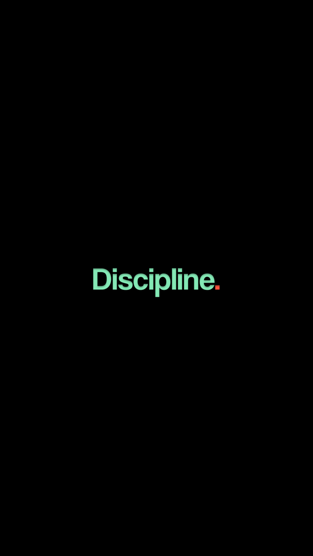 Discipline Mobile wallpaper (1080 X 1920)