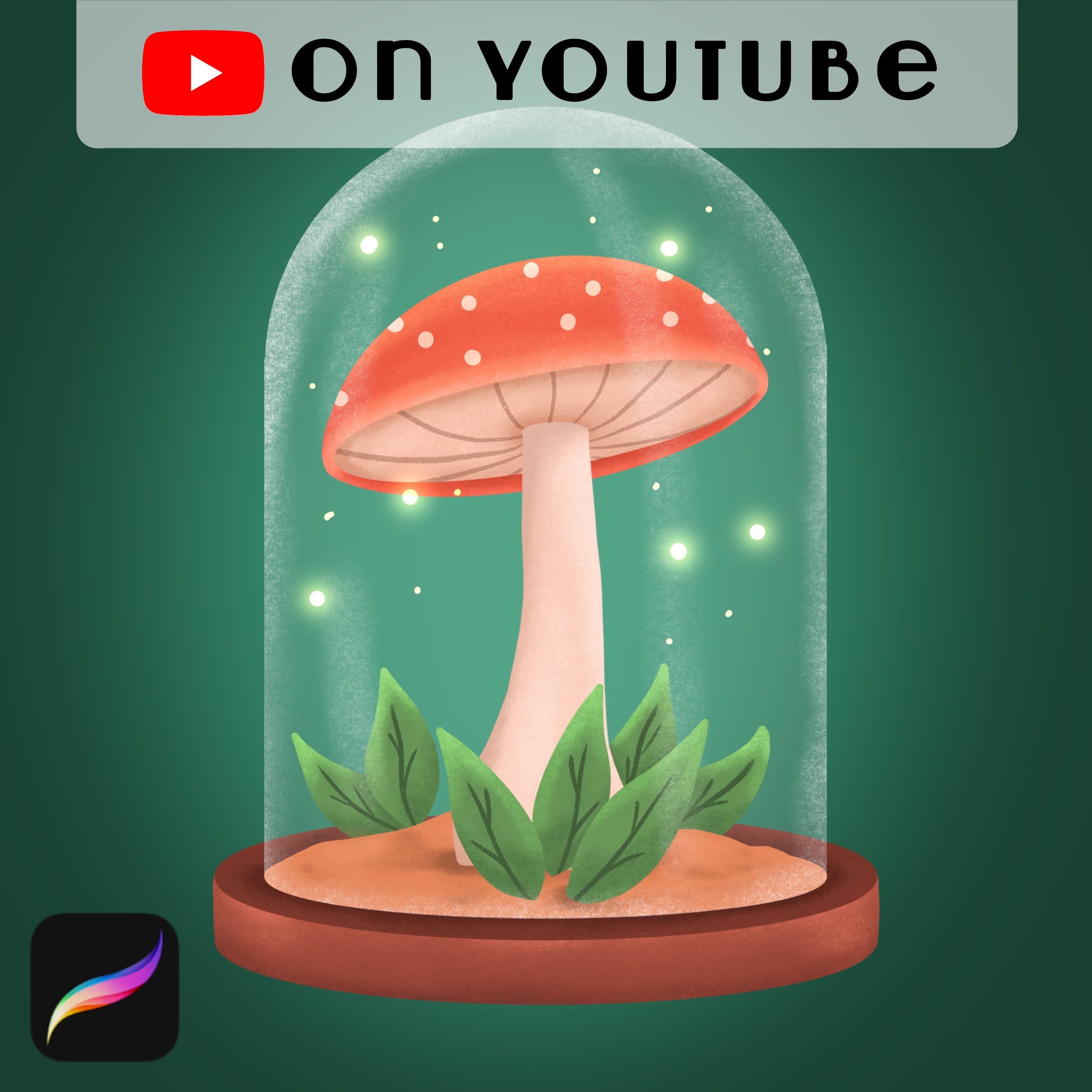 Mushroom Time 🍄 + Reading Time 📖 - Apple Krisp