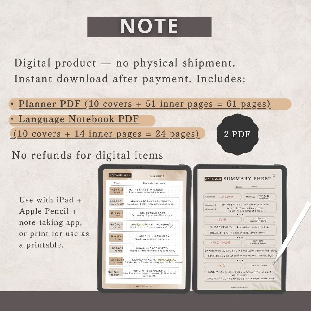 Digital Planner, iPad & Android Planner, GoodNotes Calendar, Daily ...