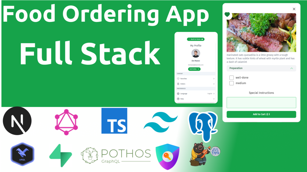 Full Stack Food Ordering App