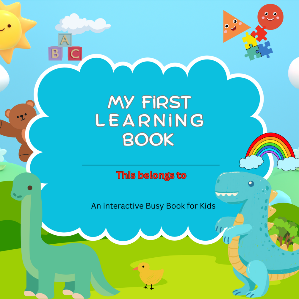 Toddlers Busy Book Printable | Fun Learning Activities for Age 1-4 ...