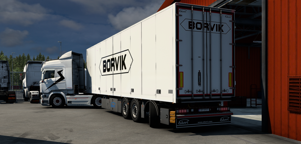 Scania RJL 6s Skjønhaug Transport / Borvik Combo Skin