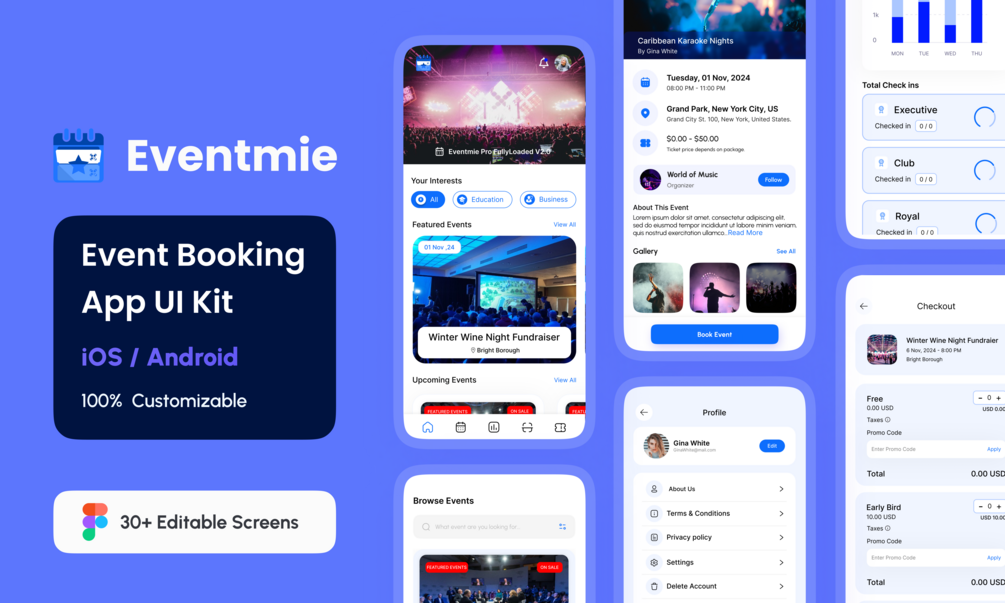 Eventmie - Best Event Booking App UI Kit in 2024