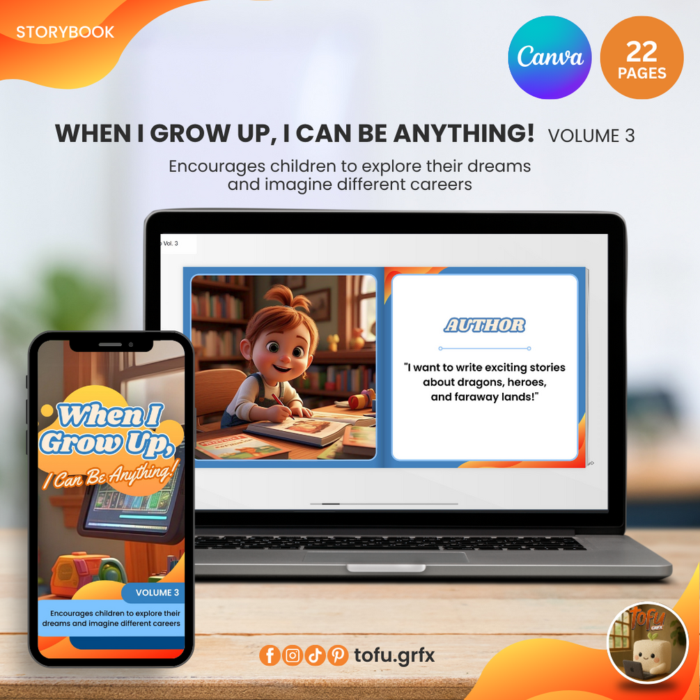 Storybook: "When I Grow Up, I Can Be Anything! | Volume 3"