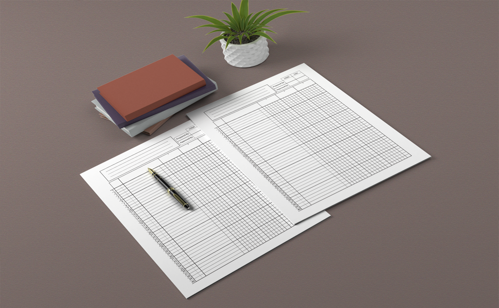 3 Column Ledger | KDP Interior