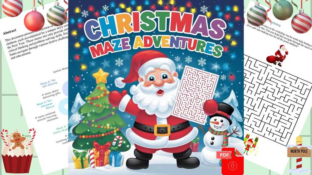 Christmas Mazes for Kids