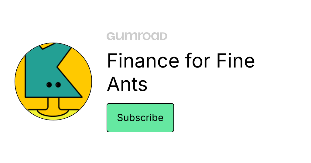 Finance for Fine Ants