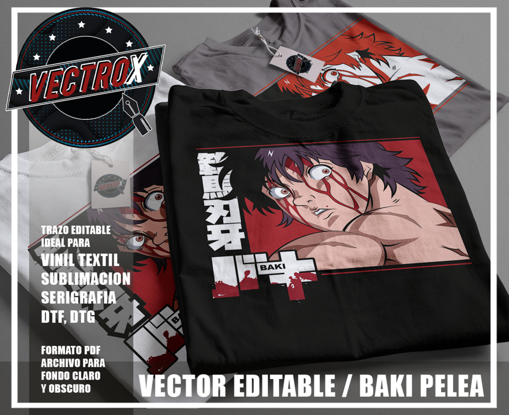 Vector Editable - Baki Pelea